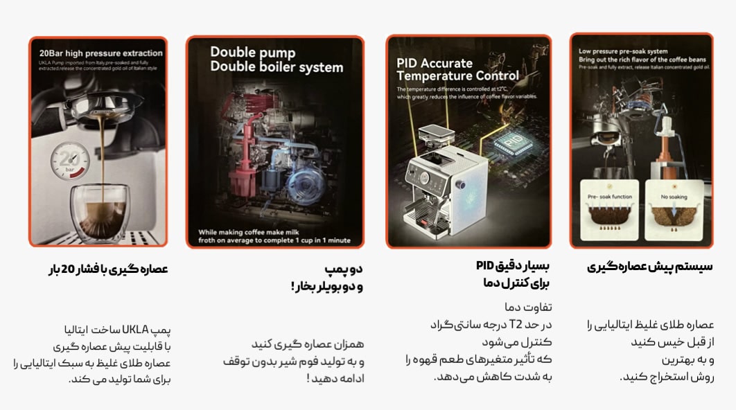 اسپرسوساز مباشی مدل ME-CCM 2062 | دریا اسپرسو